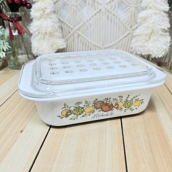 Corningware | Kitchen | Corning Spice Of Life Fast Food Dish Cover ...